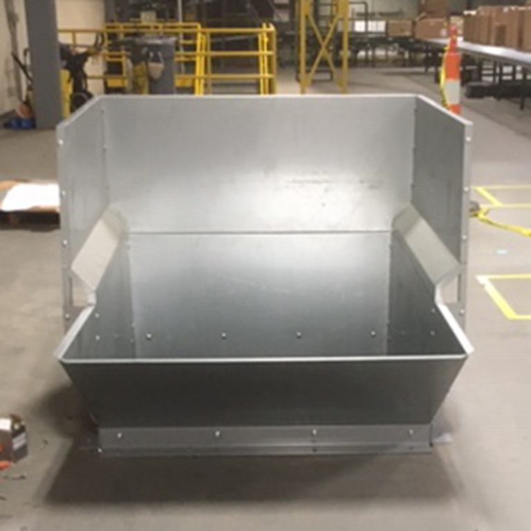 Pre-Galvanized Trash Chutes on a Platform - Seizmic Inc
